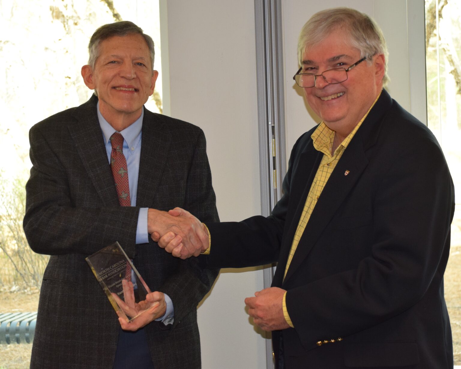 Ward Receives Dispute Resolution Section Peace Award - North Carolina ...